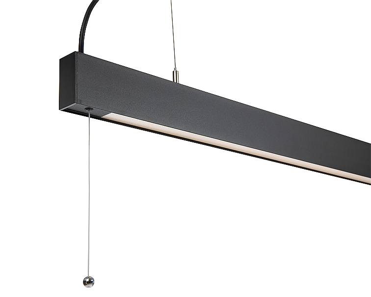 Saga PE L1500 40W 60/40 5100 DALI 840 White C5L-2,5m WS-1,5m | Aura Light